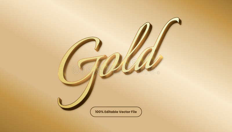 Rich Gold Font Editable Stock Illustrations – 271 Rich Gold Font ...