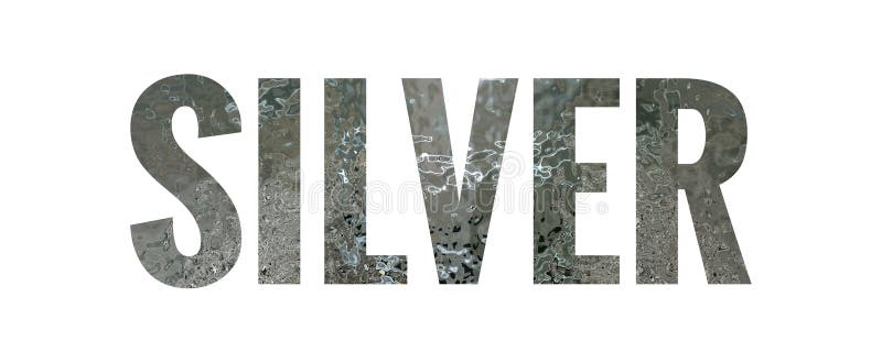 Silver Text Letters Abstract Background Illustration Stock Illustration ...