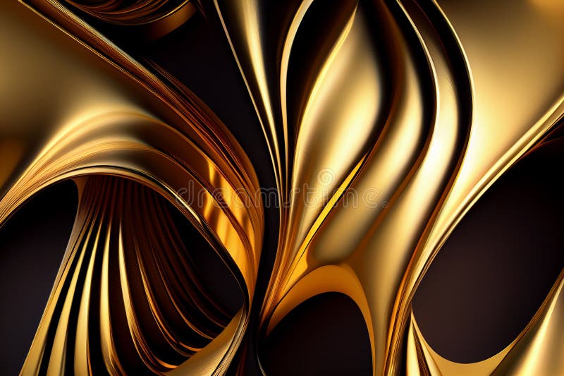 Gold Texture. Golden Luxury Abstract Background Stock Illustration ...