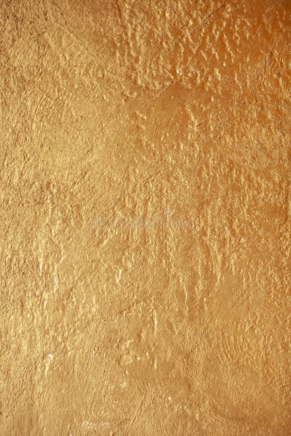 Gold Texture Natural Painted Wall Stock Photo - Image of blurred, paint ...