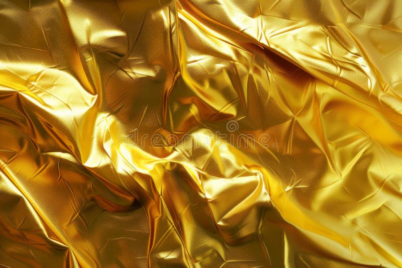 Gold Texture with Soft Folds Stock Photo - Image of gold, surface ...