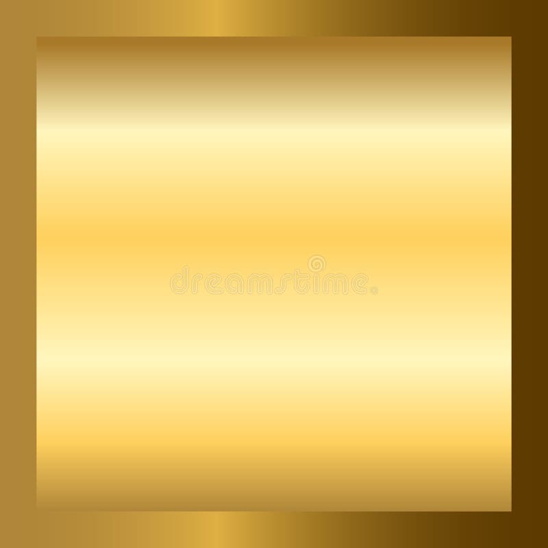 Gold Texture Square Golden Frame Stock Vector - Illustration of gold ...