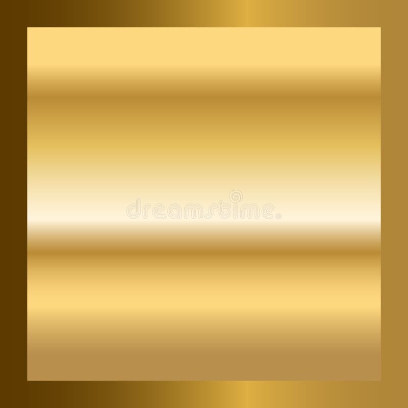 Gold Texture Square Golden Frame Stock Vector - Illustration of ...
