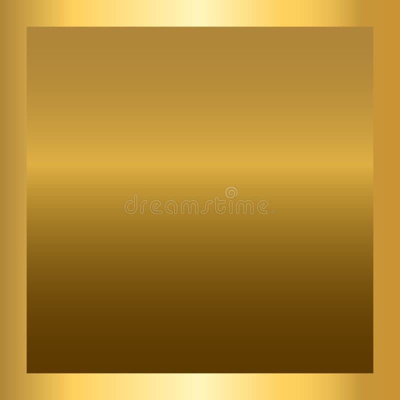 Gold Texture Square Golden Frame Stock Vector - Illustration of gold ...