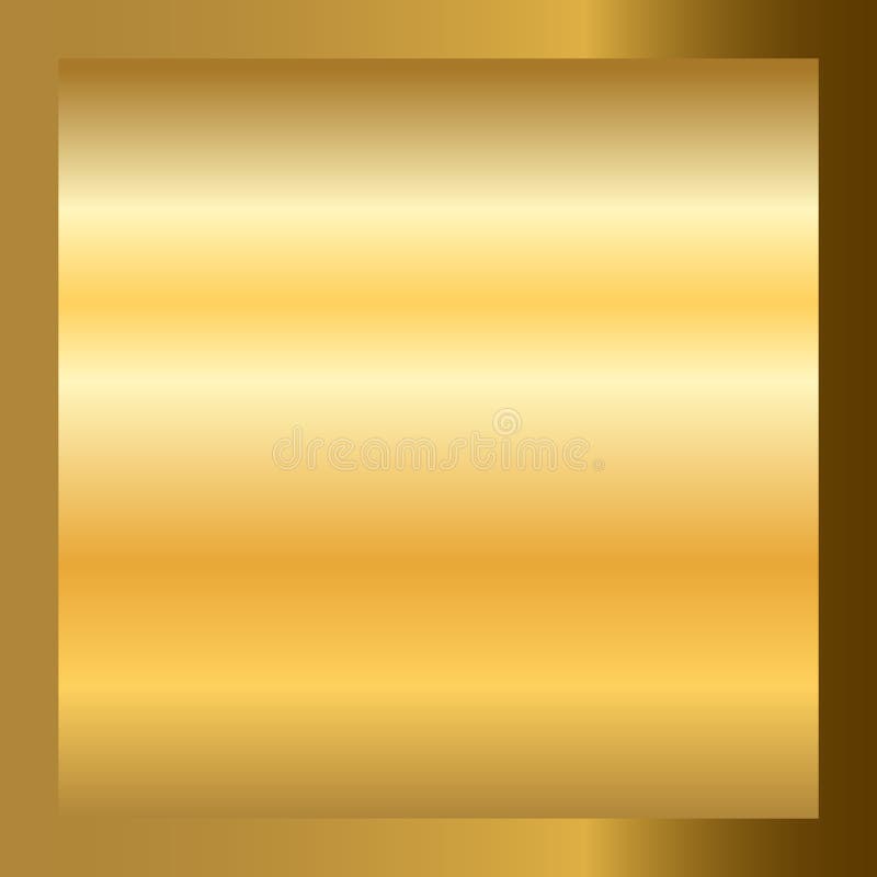 Gold Texture Square Golden Frame Stock Vector - Illustration of fabric ...