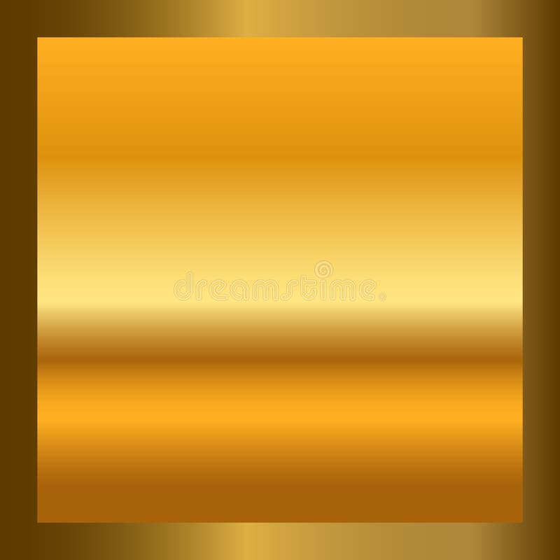 Gold Texture Square Golden Frame Stock Illustration - Illustration of ...