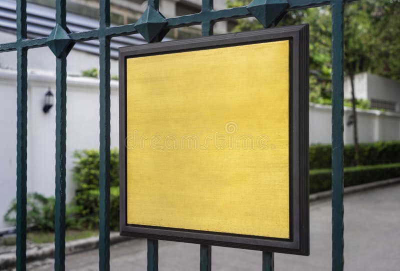 Gold Texture and Wood Frame on Outdoor Stock Photo - Image of gilt ...