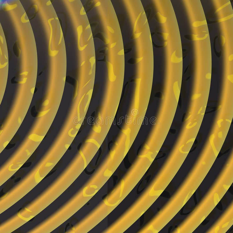 Gold textured spiral stock illustration. Illustration of abstract ...