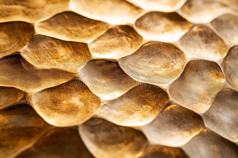 Gold Textured Surface Hammered Finish Featuring Irregular Dented ...