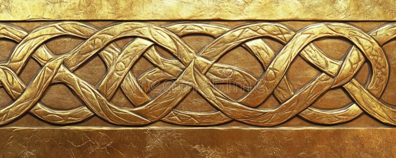 Intricate Celtic Knots and Elegant Patterns Form a Captivating Backdrop ...