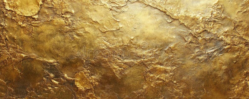 A Gold Textured Surface with a Rugged, Hand-hammered Finish, Showcasing ...
