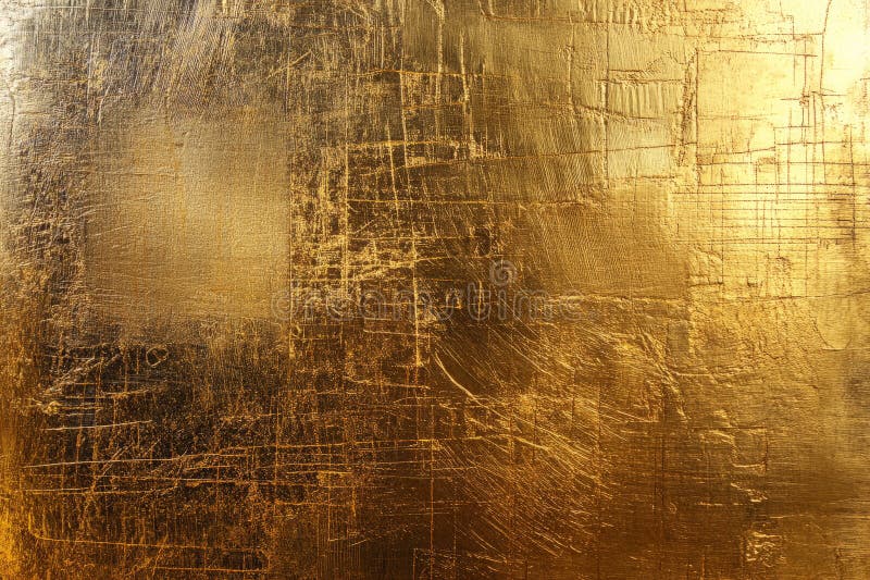 A Gold Textured Surface with a Soft, Brushed Texture, Highlighted by ...