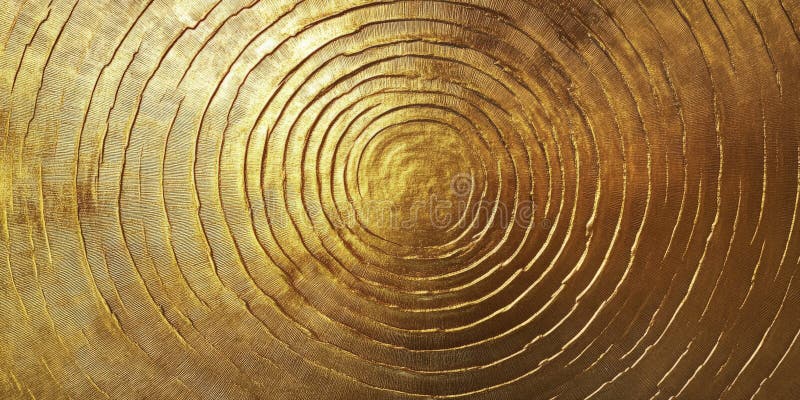 Gold Textured Surface Subtle Radial Pattern Creating Illusion Light ...