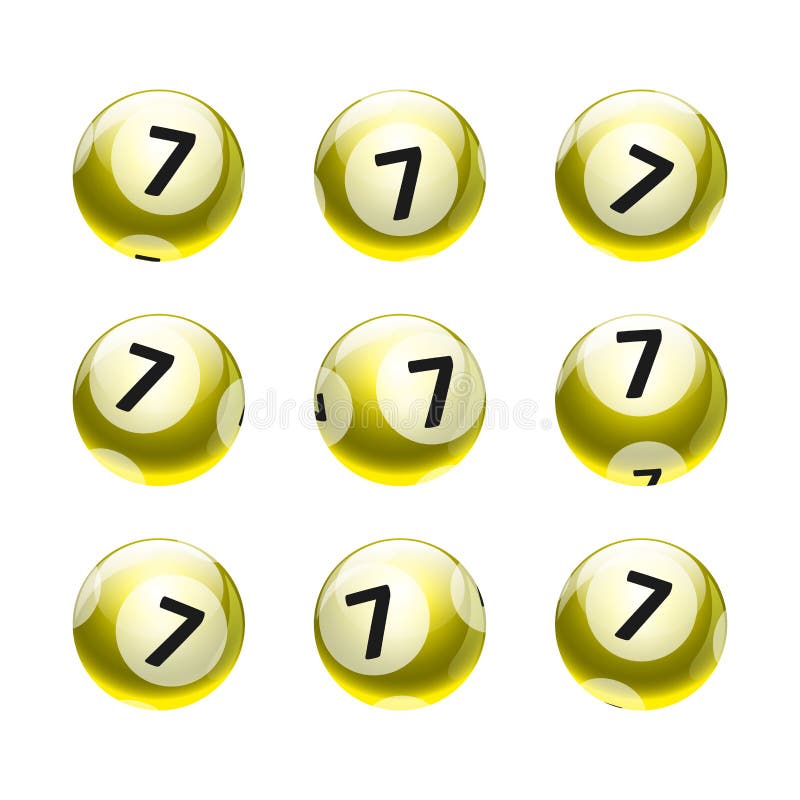 Lucky 7 Billiard Ball Stock Illustrations – 6 Lucky 7 Billiard Ball ...