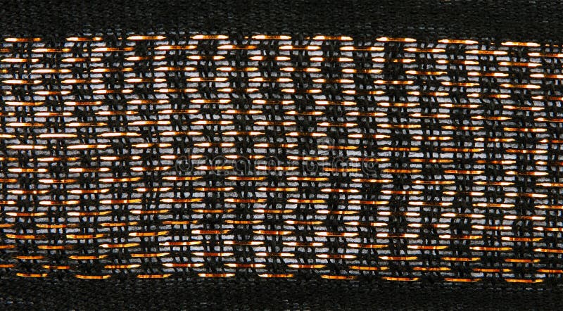 Gold Thread Loose Weave Fabric Stock Image - Image of pretty, close ...
