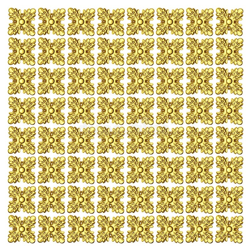 Gold tile stock illustration. Illustration of baroque - 41959586