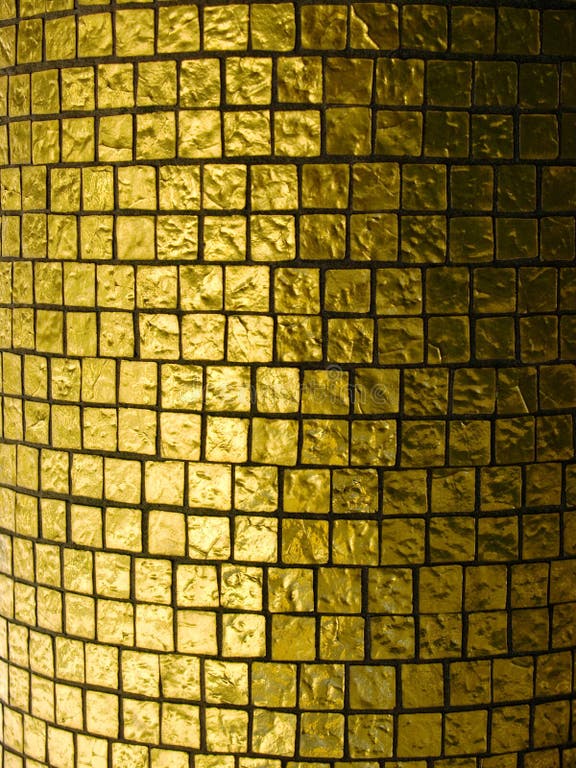 Gold tiles stock image. Image of golden, luxury, gold - 7976661