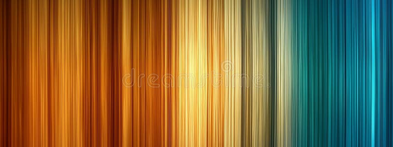 Gold To Teal Gradient Vertical Abstract Lines Stock Illustration ...