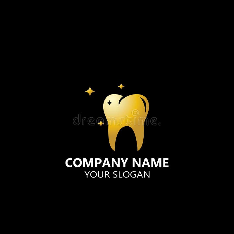 Gold Tooth Logo Stock Illustrations – 398 Gold Tooth Logo Stock ...