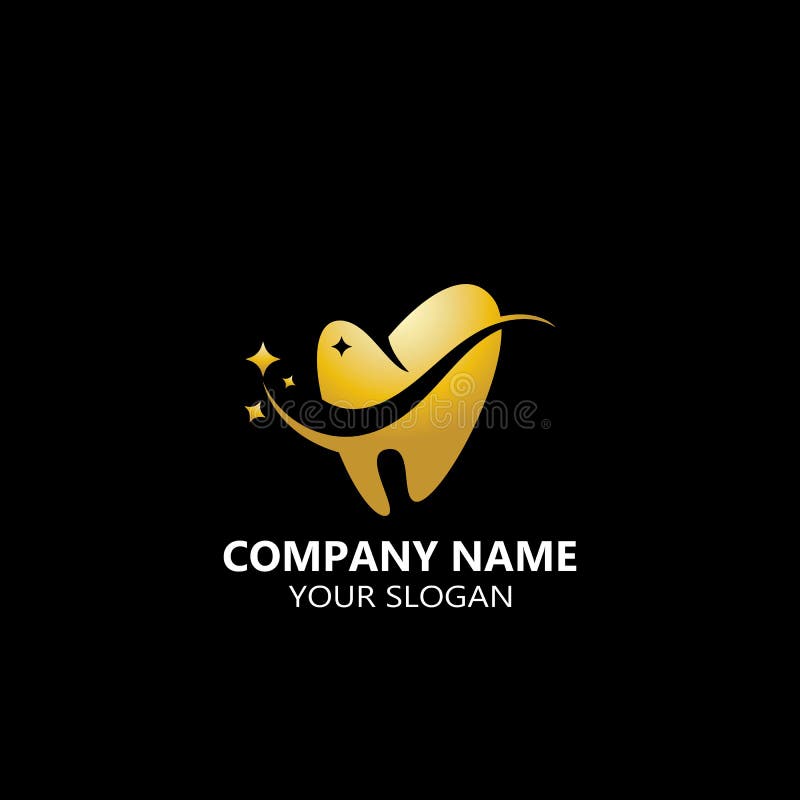 Gold Tooth Logo Stock Illustrations – 374 Gold Tooth Logo Stock ...