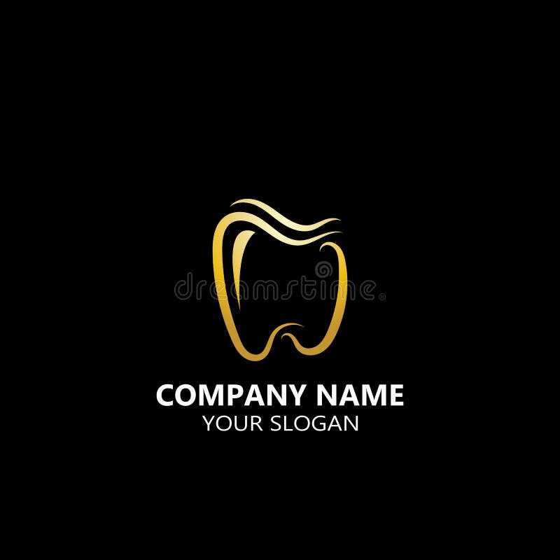 Gold Tooth Logo Stock Illustrations – 377 Gold Tooth Logo Stock ...