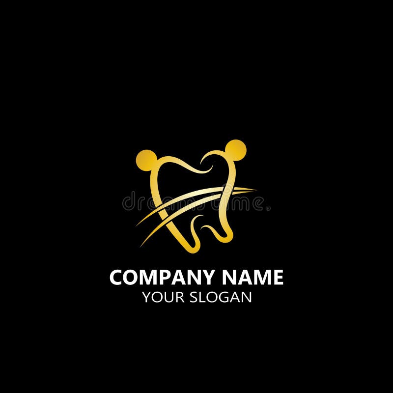 Gold Tooth Logo Stock Illustrations – 398 Gold Tooth Logo Stock ...