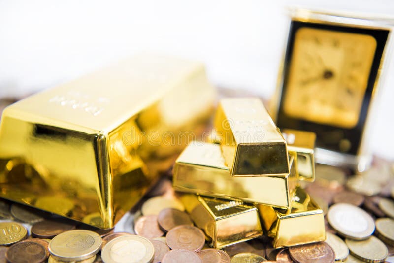 Gold Trading Concept. Abstract Photo of Gold Stock Photo - Image of ...