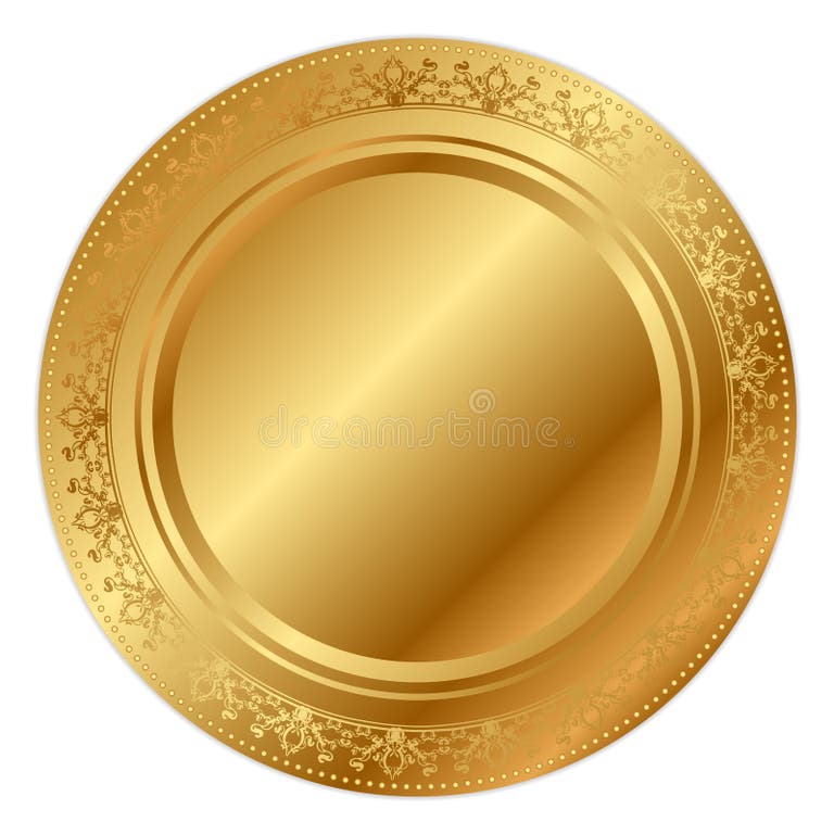Round Golden Tray Stock Illustrations – 2,198 Round Golden Tray Stock ...