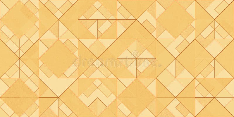 Gold Triangles Metal Texture. Seamless Golden Geometry Stock ...