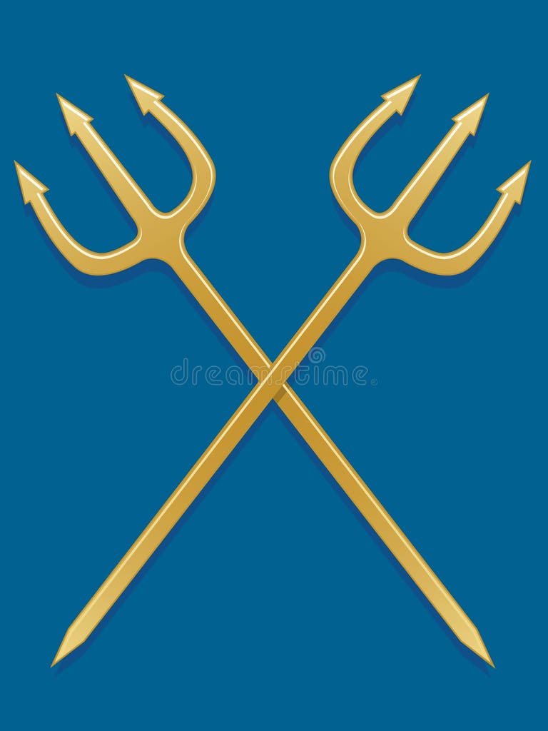 Gold Trident Stock Illustrations – 1,401 Gold Trident Stock ...