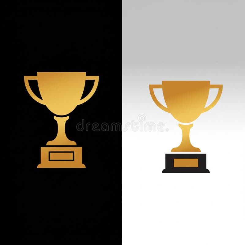 Small Golden Trophy Icons Stock Illustrations – 50 Small Golden Trophy ...