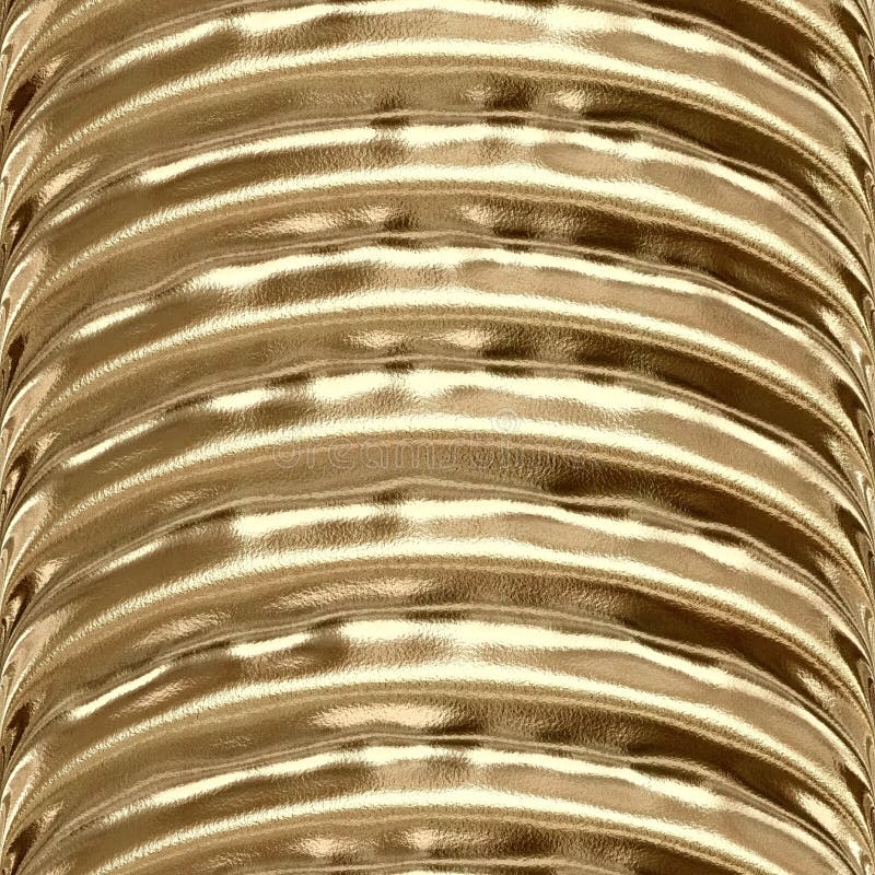 Gold Tube Plastic Seamless Pattern Texture Stock Illustration ...
