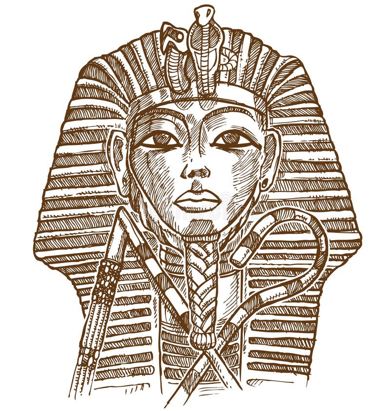 Egyptian Masks Drawings