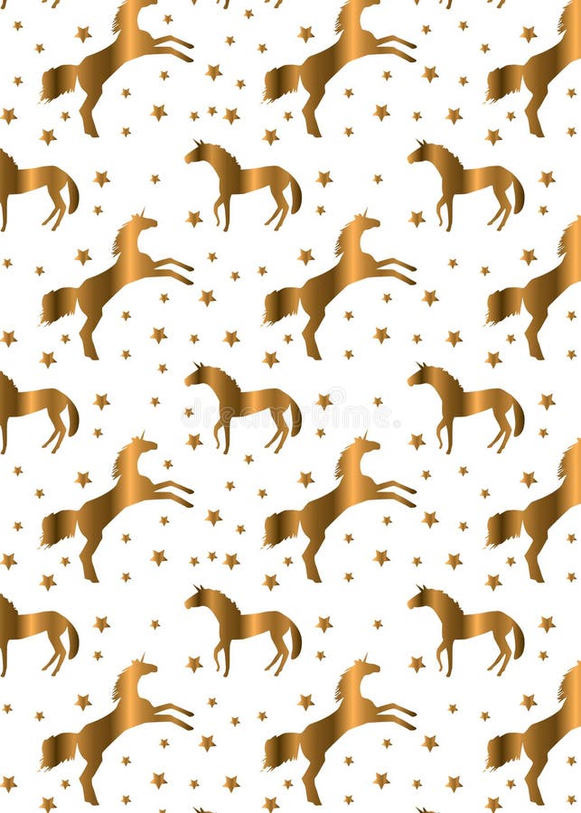 Gold Unicorns Stock Illustrations – 330 Gold Unicorns Stock ...