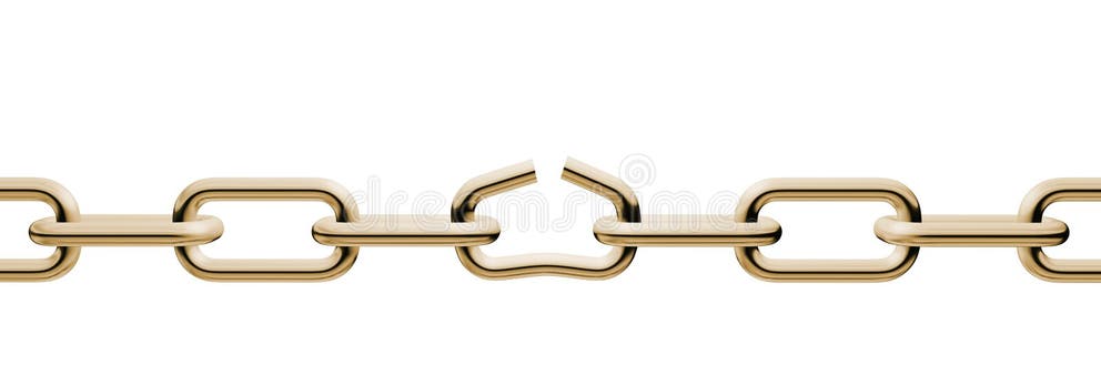 Broken Gold Chain Stock Illustrations – 404 Broken Gold Chain Stock ...