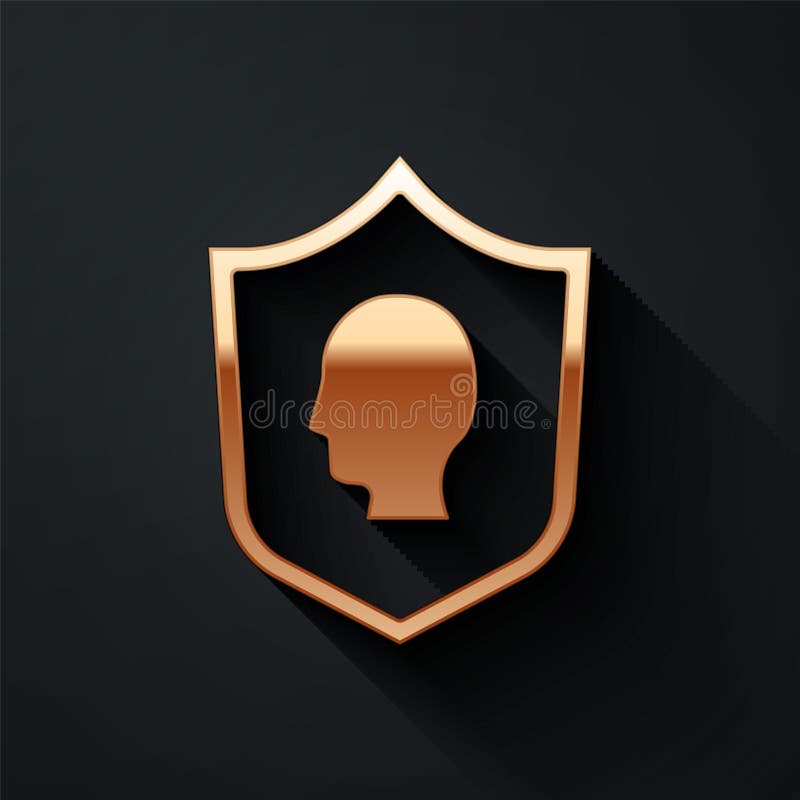 Gold User Authorization Icon. Account Login and Password Form on ...