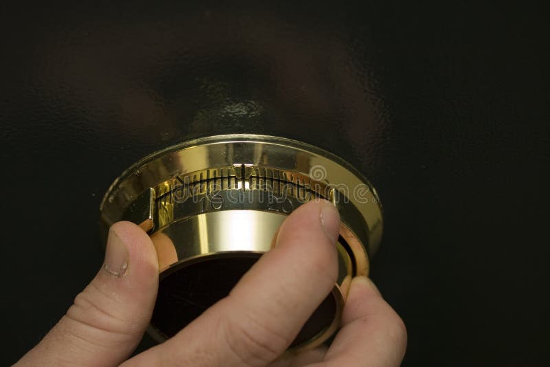 Combination Safe Lock stock photo. Image of vault, knob - 4662444