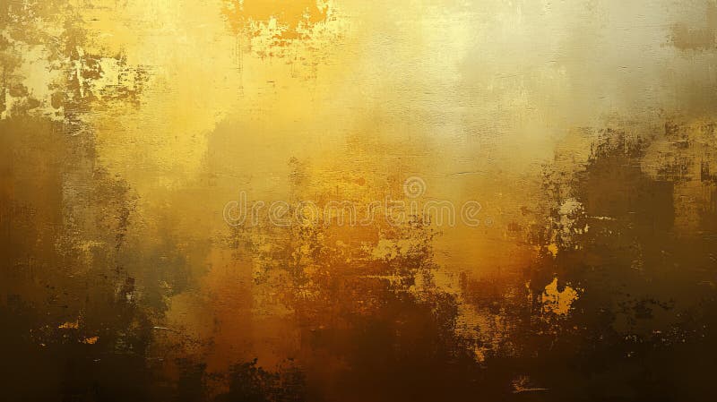 Gold Vector Background, Painterly Effect, Layered Brush Texture ...