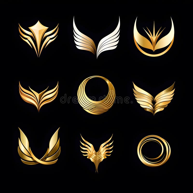 Vector - Based Logo Templates, AI Generated Stock Illustration ...