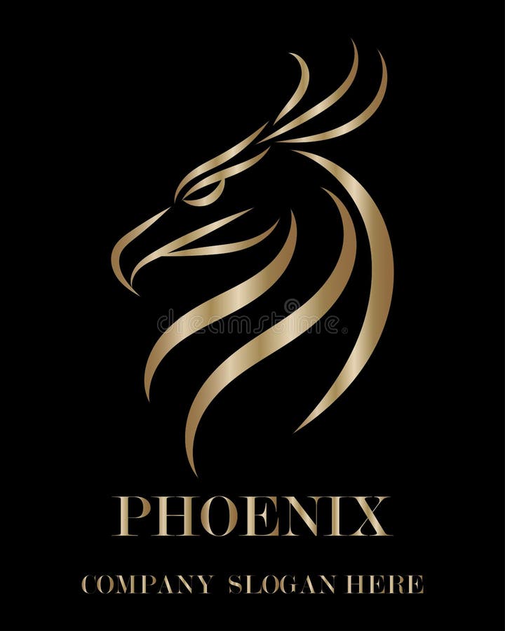 Gold Phoenix Logo Stock Illustrations – 1,447 Gold Phoenix Logo Stock ...