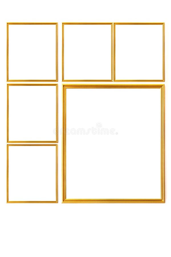 Gold Vintage Frame. Elegant Vintage Gold/gilded Picture Frame Stock ...