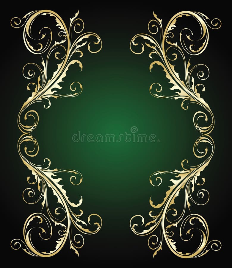 Gold vintage style stock vector. Illustration of paper - 12016278