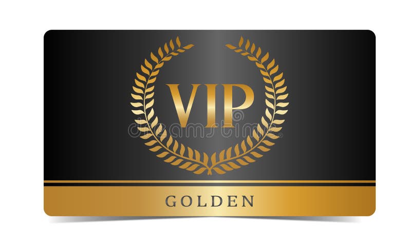 Gold VIP Card, Invitation Template Stock Vector - Illustration of ...