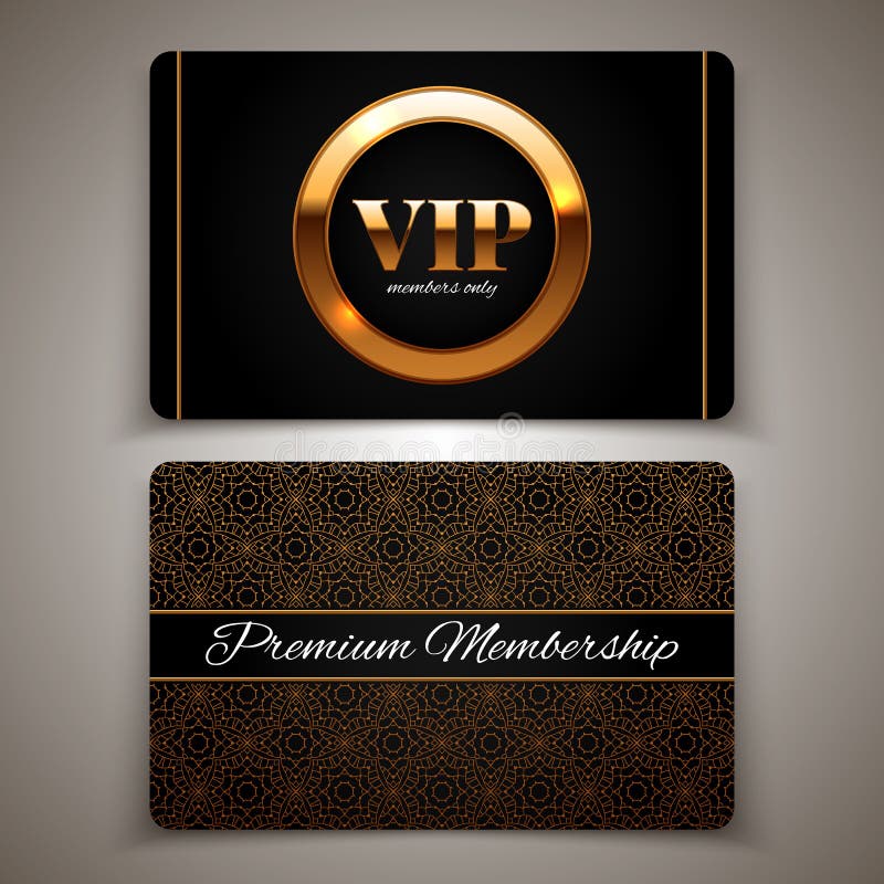 Vip pass stock vector. Illustration of millionaire, luxury - 18143319