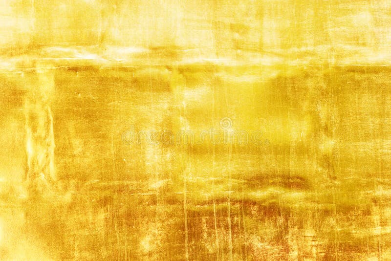 Gold Wall Background or Texture and Shadow, Old Metal Stock Photo ...
