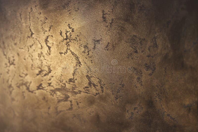 Gold Wall Paint with Moonlight Effect. Stock Image - Image of artistic ...