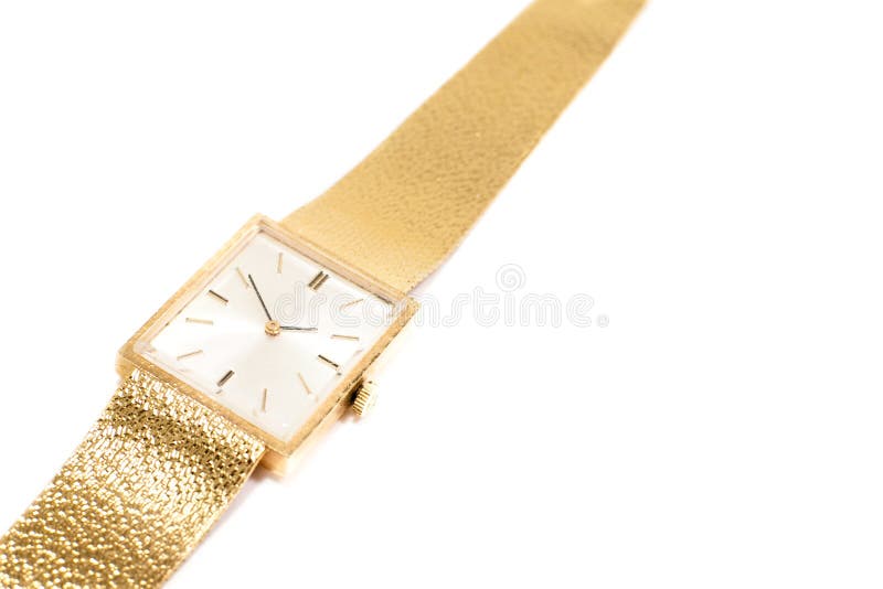 Gold watch stock image. Image of classic, luxury, mans - 13362757