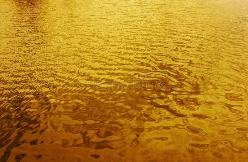Gold water texture. stock photo. Image of horizontal - 79729712