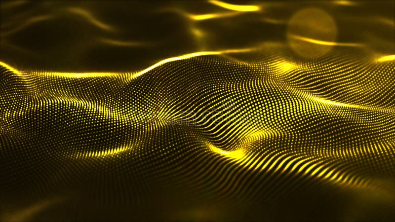 Gold Wave Background. stock photo. Image of wallpaper - 121375910