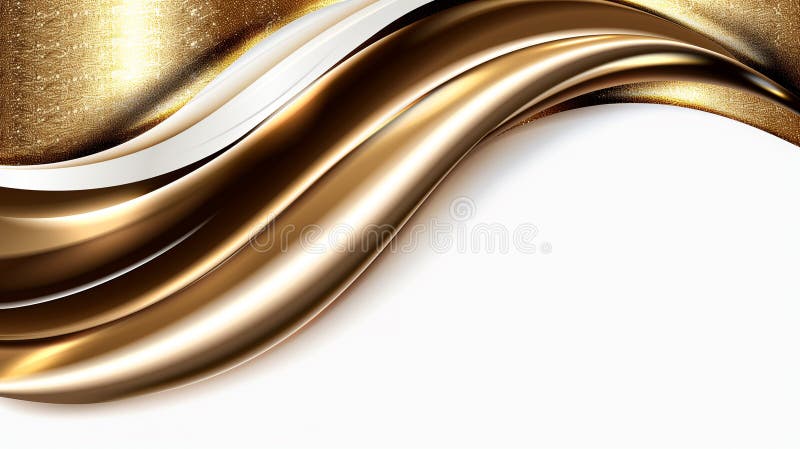 Gold Wave White Background Stock Illustrations – 53,335 Gold Wave White ...